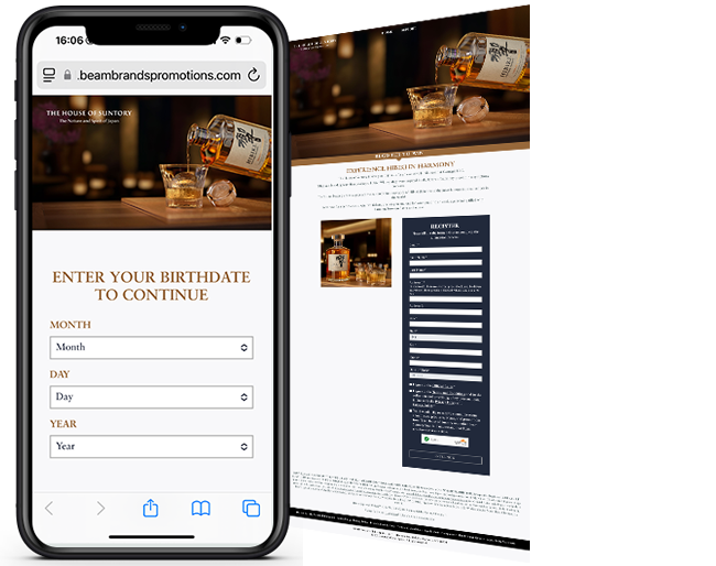 Sweepstakes Program to Drive Brand Event Engagement and Exclusivity for The House of Suntory
